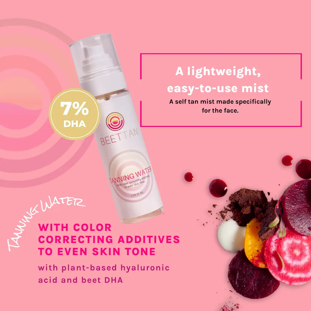 Beettan Tanning Water - Face & Chest Mist – Bella Blue Boutique